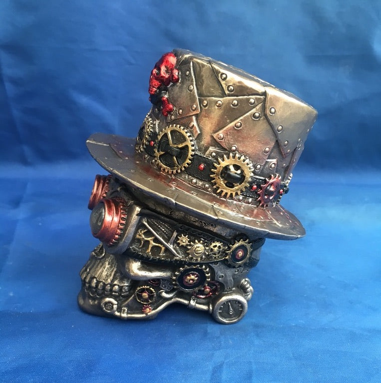 Steampunk Clockwork Baron Skull. Veronese Studio Collection – Aeon Leather